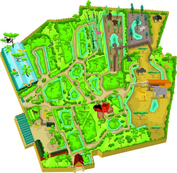 Plattegrond – Pakawi Park